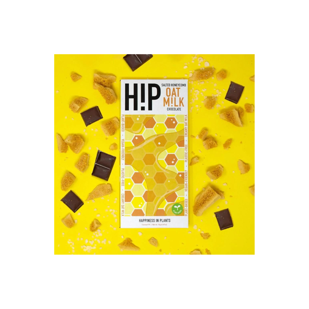Salted Honeycomb Oat Milk Chocolate by H!P Chocolate Ratings & Reviews ...