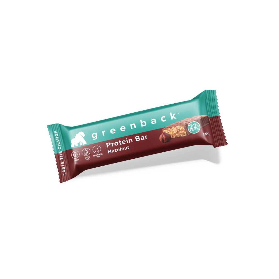 Plant-based Hazelnut Protein Bar by Greenback Ratings & Reviews | Buy Vegan
