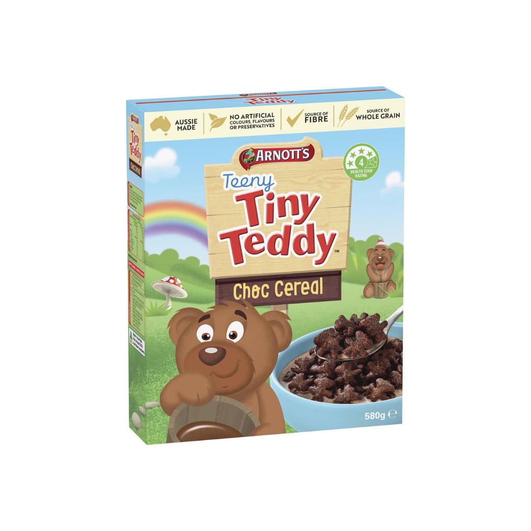 Teeny Tiny Teddy Choc Cereal by Arnott’s Ratings & Reviews | Buy Vegan
