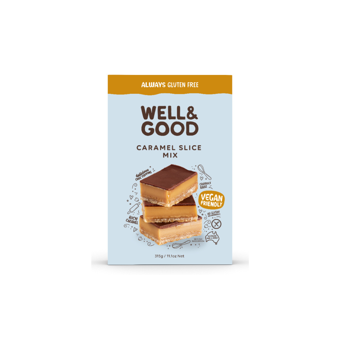 Gluten Free Caramel Slice Mix by Well & Good Ratings & Reviews | Buy Vegan