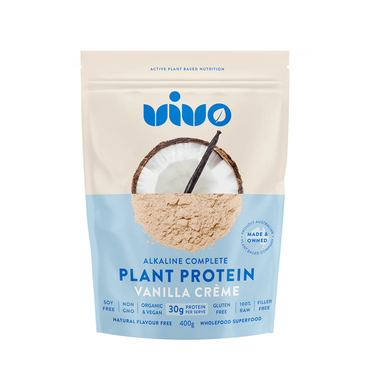 Vanilla Crème Plant Protein by Vivo Ratings & Reviews | Buy Vegan
