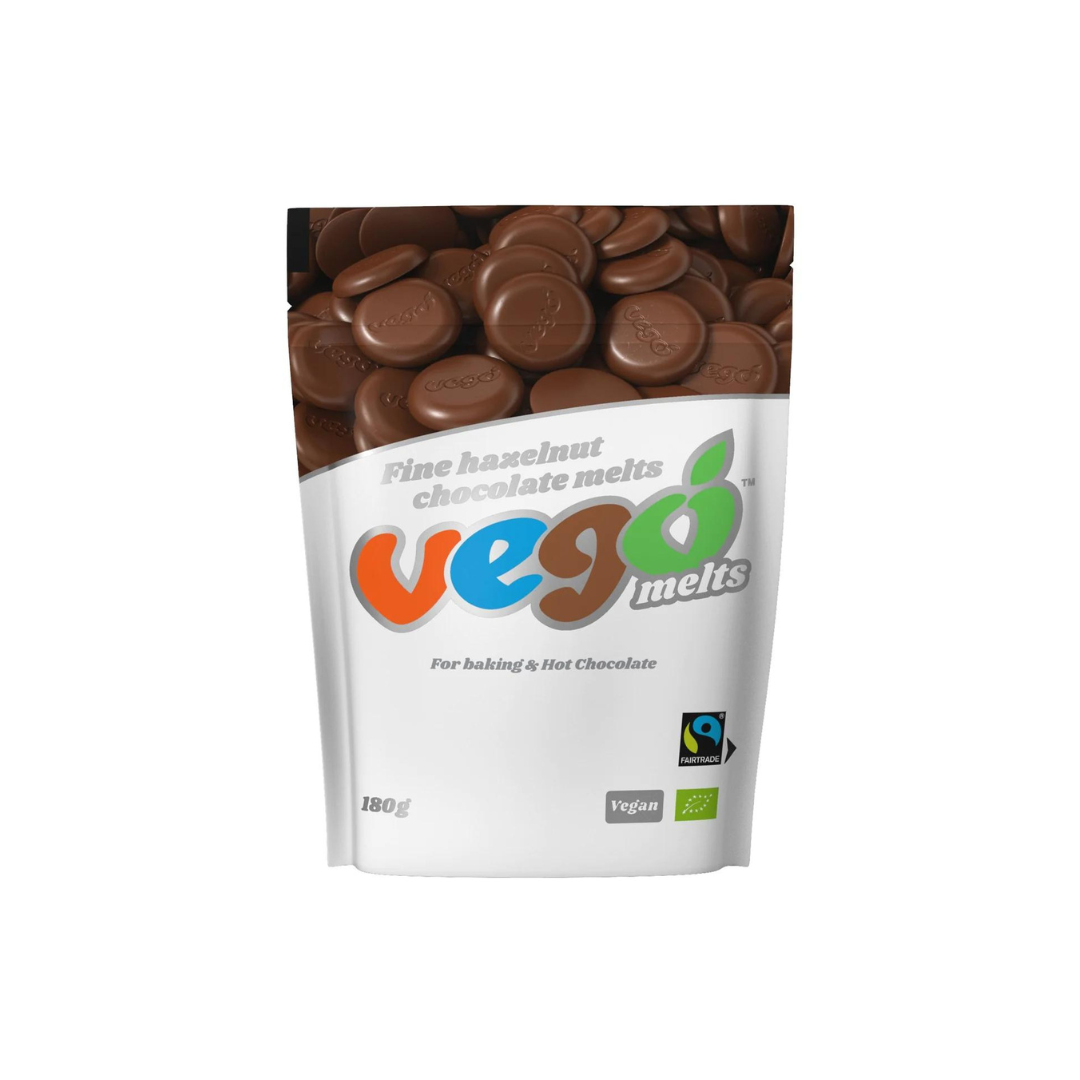 Melts Fine Hazelnut Chocolate Buttons by Vego Ratings & Reviews | Buy Vegan